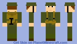 World War 1 American Soldier Minecraft Skin