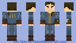 Fallout 4 Main Character Minecraft Skin