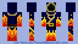Skin Fire Minecraft Skin