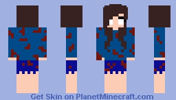 Girl - Herobrine Minecraft Skin