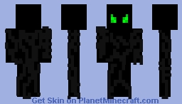 Ragged Dark Ghost Minecraft Skin