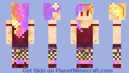 Red Eye Pixie Minecraft Skin