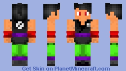 Tamashi (Xenoverse 2 OC) Minecraft Skin