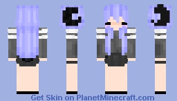 🦄Demon Chibi Girl Minecraft Skin