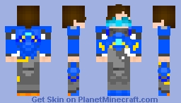 Cadet oxton (overwatch colours) Minecraft Skin