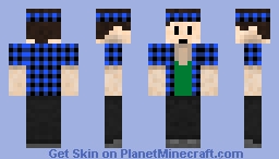 Blue Shirt Guy Minecraft Skin