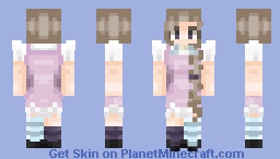 Macaron Themed Minecraft Skin