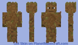 Groot Minecraft Skin