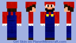 Mario Minecraft Skin