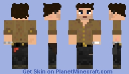 Rick Grimes - The Walking Dead Minecraft Skin