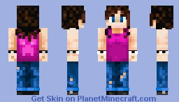 Rocker Girl (updated ) Minecraft Skin