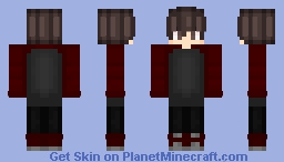 Cool Red Guy Minecraft Skin