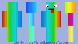 Rainbow skin Minecraft Skin
