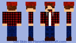 Red Flannel Minecraft Skin