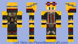 Gold Player Minecraft Skin