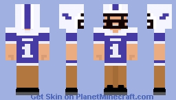 football player Minecraft Skin
