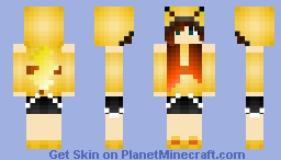 Pika Girl Minecraft Skin