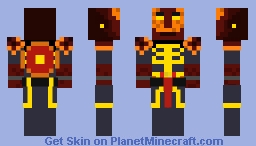 Ember spirit Minecraft Skin