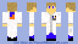 SSS labcoat Minecraft Skin