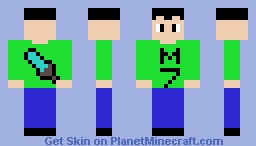 M7 Gamer Skin Type 2 Minecraft Skin