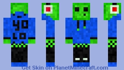 Slime Gamer Minecraft Skin