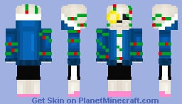 Possessed Sans Minecraft Skin