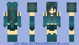 Blue Demon Minecraft Skin