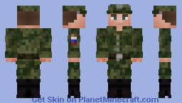 Russian soldier Minecraft Skin
