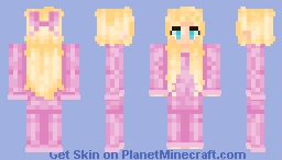 Pink Pajamas Girl Minecraft Skin