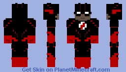 Black Flash Custom Minecraft Skin