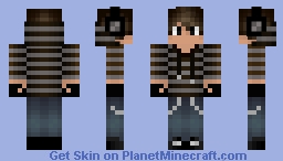 Buff Gamer boy w/headphones (My personal skin) Minecraft Skin
