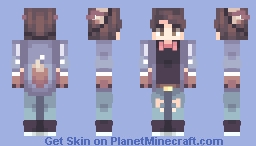 ⋆* snow fox Minecraft Skin