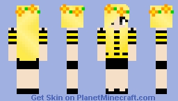 Bee Girl Minecraft Skin