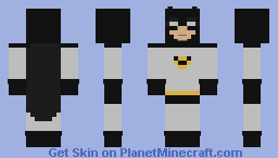 The Batman (Bruce Wayne) Minecraft Skin