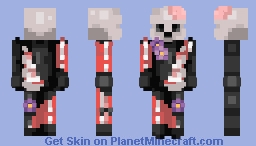 Plusle Girl *PaperCraft Included!* Minecraft Skin