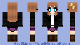 My Oc As An Animatronic (FNAF) Minecraft Skin