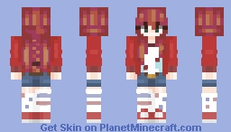 Red Light Flashing Minecraft Skin