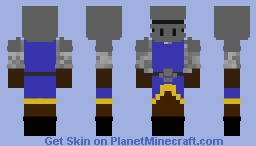 Blue Tabard and Armour - Jacobcraft04 Minecraft Skin