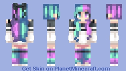 Two sides hair Minecraft Skin