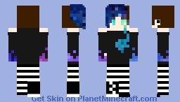 Bleeding Galaxy Minecraft Skin