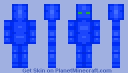 Blue Steve (CreepyPasta) Minecraft Skin