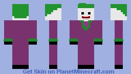 The Joker Minecraft Skin
