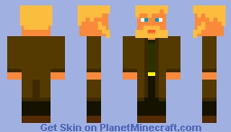 Bearded man with coat Minecraft Skin