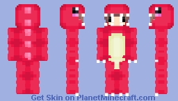 Pink Derpasaurus-Rex Minecraft Skin