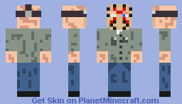 Jason Voorhees Part 3 Minecraft Skin