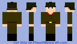 Red Army Infantryman 1939-1940 with adrian helmet Minecraft Skin