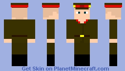 Soviet Red Army Officer-1939-1941 Minecraft Skin