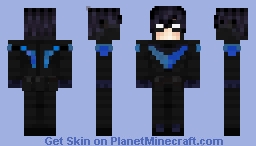 Nightwing Minecraft Skin