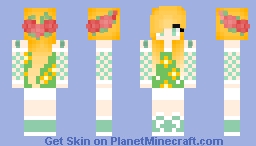 Flower Girl Minecraft Skin