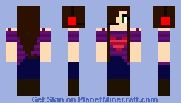 Gamer Heart Girl Minecraft Skin